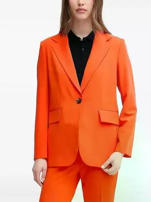 Sisley Single-button Blazer - Red