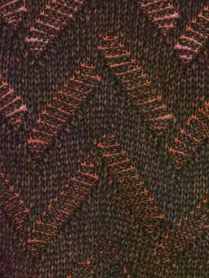 Henrik Vibskov Turtleneck Chevron-pattern Sweater