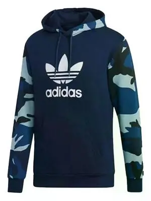 Adidas Camouflage Panelled Hoodie