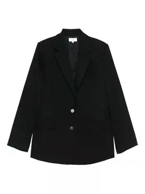 Vince Button-fastening Cotton Jacket - Black