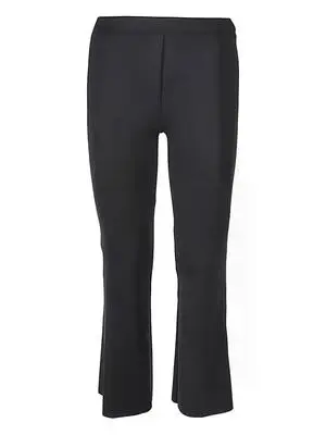 Liviana Conti Elasticated-waistline Flared Trousers