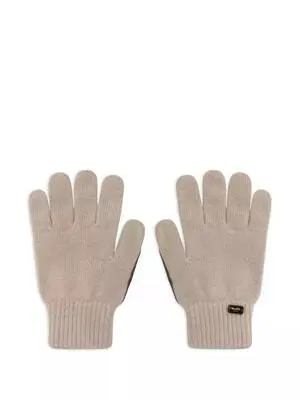 MOORER Suede-palm Cashmere Gloves - Neutrals