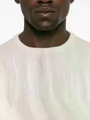 GRAN SASSO Crew Neck Cashmere Sweater - Neutrals