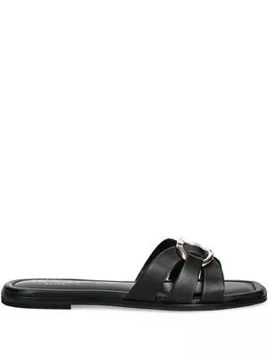 TWINSET Crossover Flat Sandals