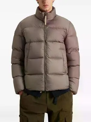 Woolrich Quilted High-neck Jacket - Brown