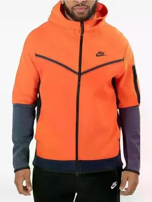 Nike Tech Fleece Zip-up Hoodie - Orange
