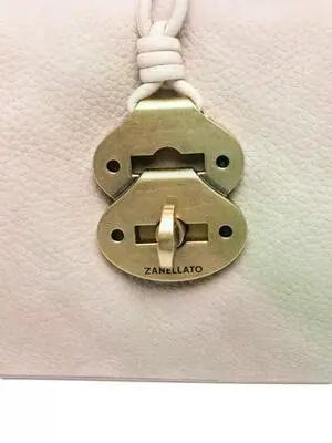 ZANELLATO Small Dotta Studded Top-handle Tote - Neutrals