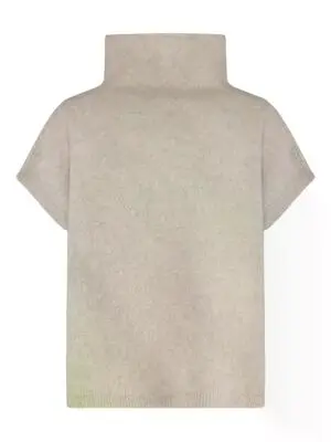 P.a.r.o.s.h Ribbed High-neck Wool Sweater - Neutrals