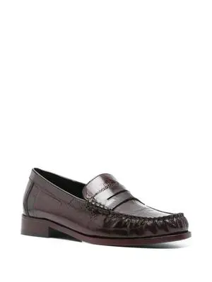 Paris Texas Penny Leather Loafers