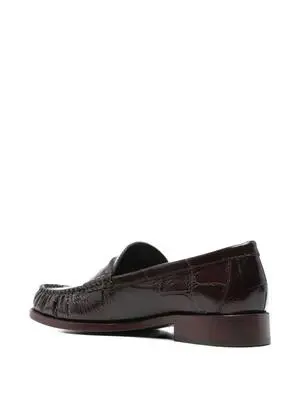 Paris Texas Penny Leather Loafers