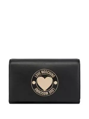 Moschino Heart-plaque Chain Shoulder Bag
