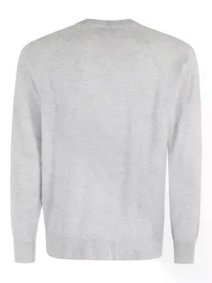 KANGRA Long-sleeve Crew-neck Sweater - Grey