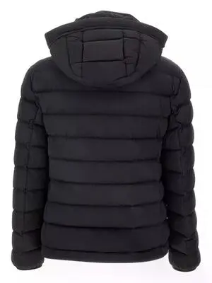 Peuterey Quilted Hooded Down Jacket - Black
