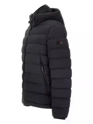 Peuterey Quilted Hooded Down Jacket - Black