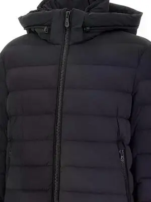 Peuterey Quilted Hooded Down Jacket - Black