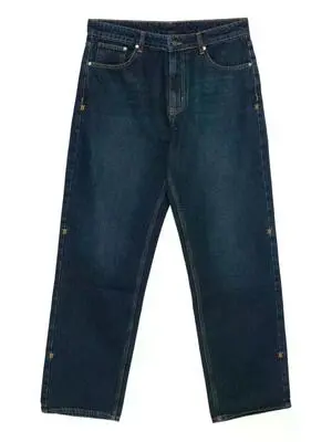 DAILY PAPER Embroidered Straight Leg Jeans