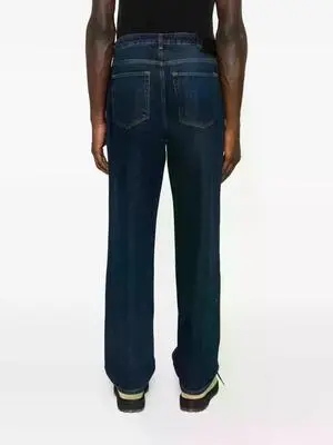DAILY PAPER Embroidered Straight Leg Jeans