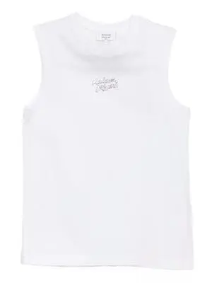 Maison Kitsuné Metallic Tank Top