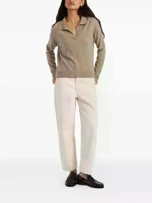Chinti & Parker Polo-collar Sweater - Neutrals