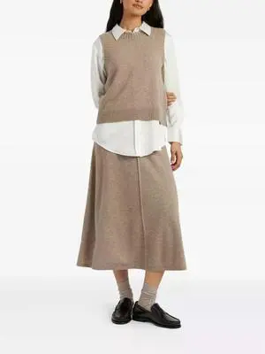 Chinti & Parker Crew-neck Sleeveless Tank Top