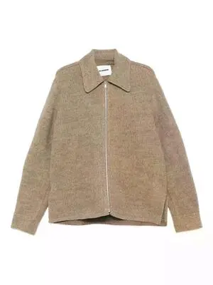 JIL SANDER Zip-fastening Wool Jacket - Neutrals