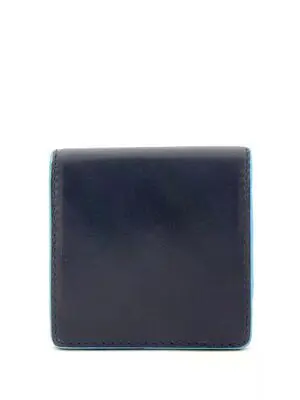 PIQUADRO Button-fastening Leather Wallet