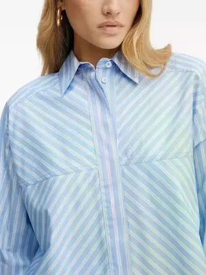 IVY OAK Diagonal-stripe Shirt