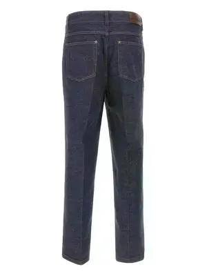 PAOLO PECORA Contrast-stitch Denim Jeans