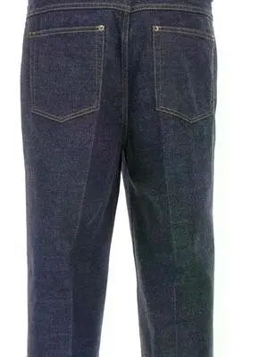 PAOLO PECORA Contrast-stitch Denim Jeans