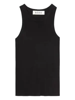 RÓHE Racer-back Ribbed Top
