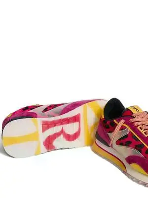 HOFF Lady Art Leopard-print Panelled Sneakers