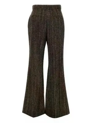 Fendi Tweed Flared Trousers