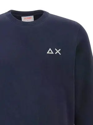 SUN 68 Embroidered Logo Sweatshirt - Blue