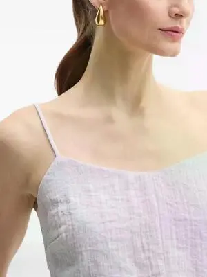 TWINSET Puff-sleeve Smocked-back Top