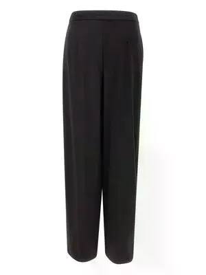 KAOS Pleated-front Trousers - Black