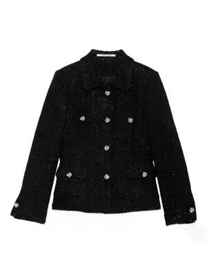 Tagliatore Embellished Tweed Jacket