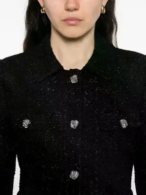 Tagliatore Embellished Tweed Jacket