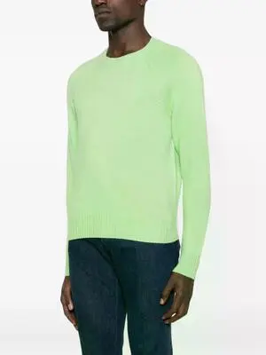 TOM FORD Raglan-sleeve Crew-neck Sweater - Green