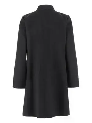 Valentino Garavani Compact Drap Coat With Embellishments - Black
