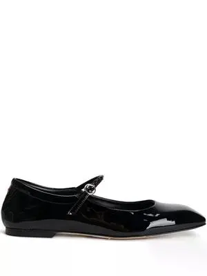 AeydĒ Leather Ballet Flats - Black