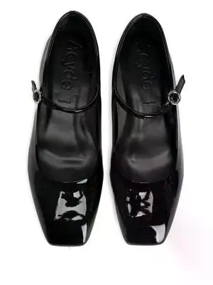 AeydĒ Leather Ballet Flats - Black