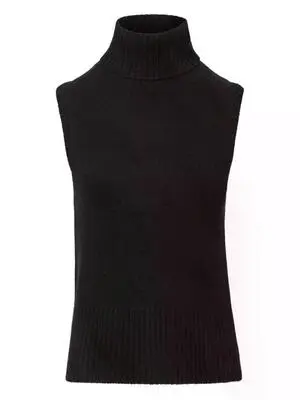 Veronica Beard Sleeveless Turtleneck Top