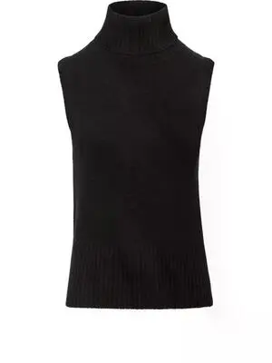 Veronica Beard Sleeveless Turtleneck Top