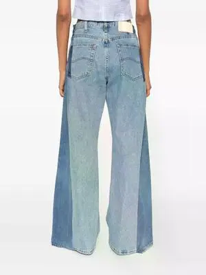 E.L.V. DENIM Paneled Denim Jeans