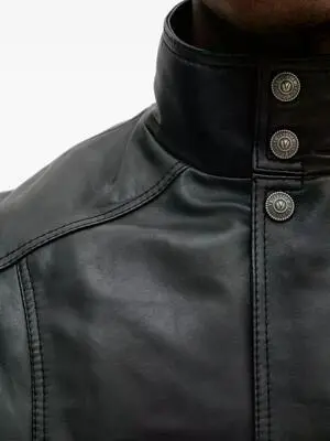 Versace Button-fastening Leather Vest
