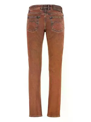 MOORER Five-pocket Straight Leg Jeans