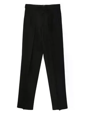 TOM FORD Pleated-front Trousers - Black