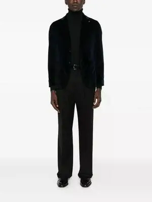 TOM FORD Pleated-front Trousers - Black