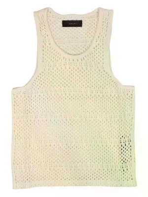 Amiri Stadium Crochet Tank Top
