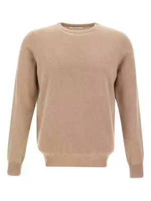 KANGRA Cashmere Crew-neck Sweater - Neutrals